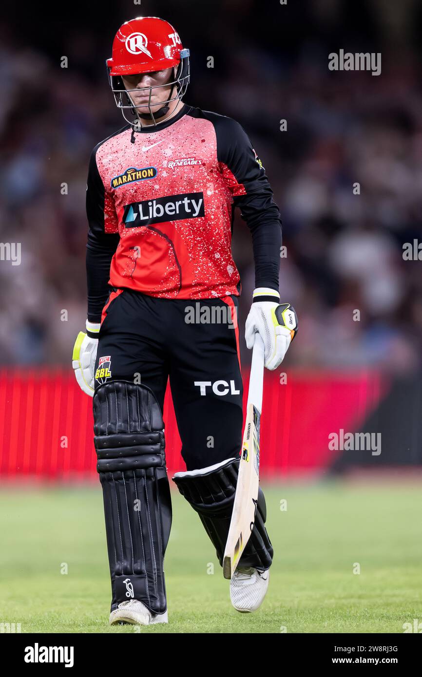 Melbourne, Australia, 21 December, 2023. Melbourne Renegades player ...