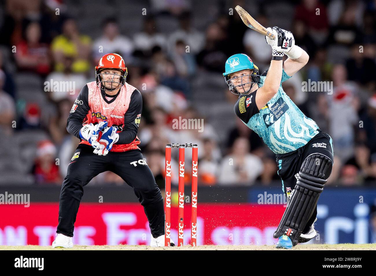 Melbourne, Australia, 21 December, 2023. Brisbane Heat player Sam ...