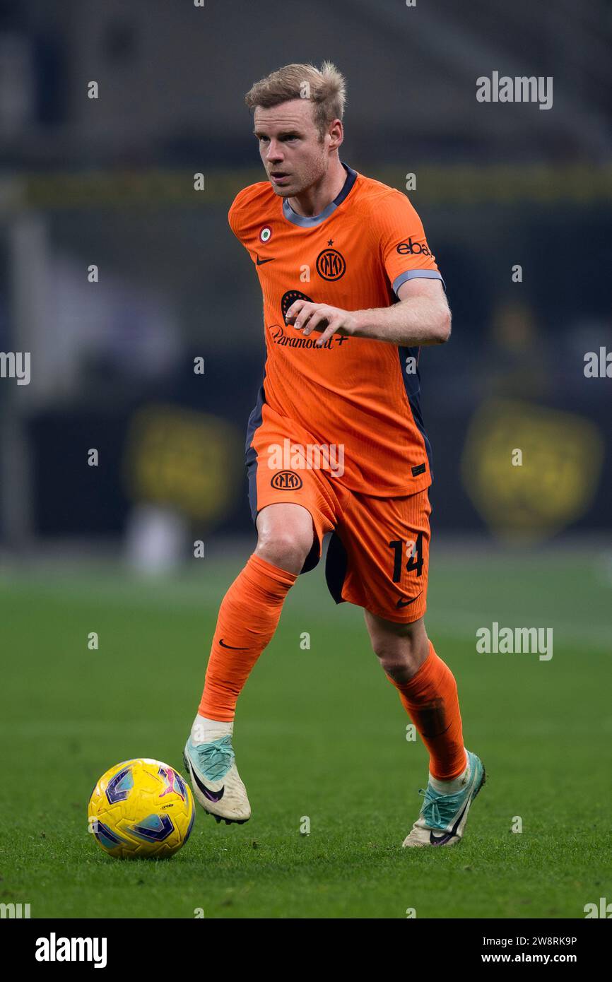 Milan, Italy. 20 December 2023. Davy Klaassen of FC Internazionale in action during the Coppa ...