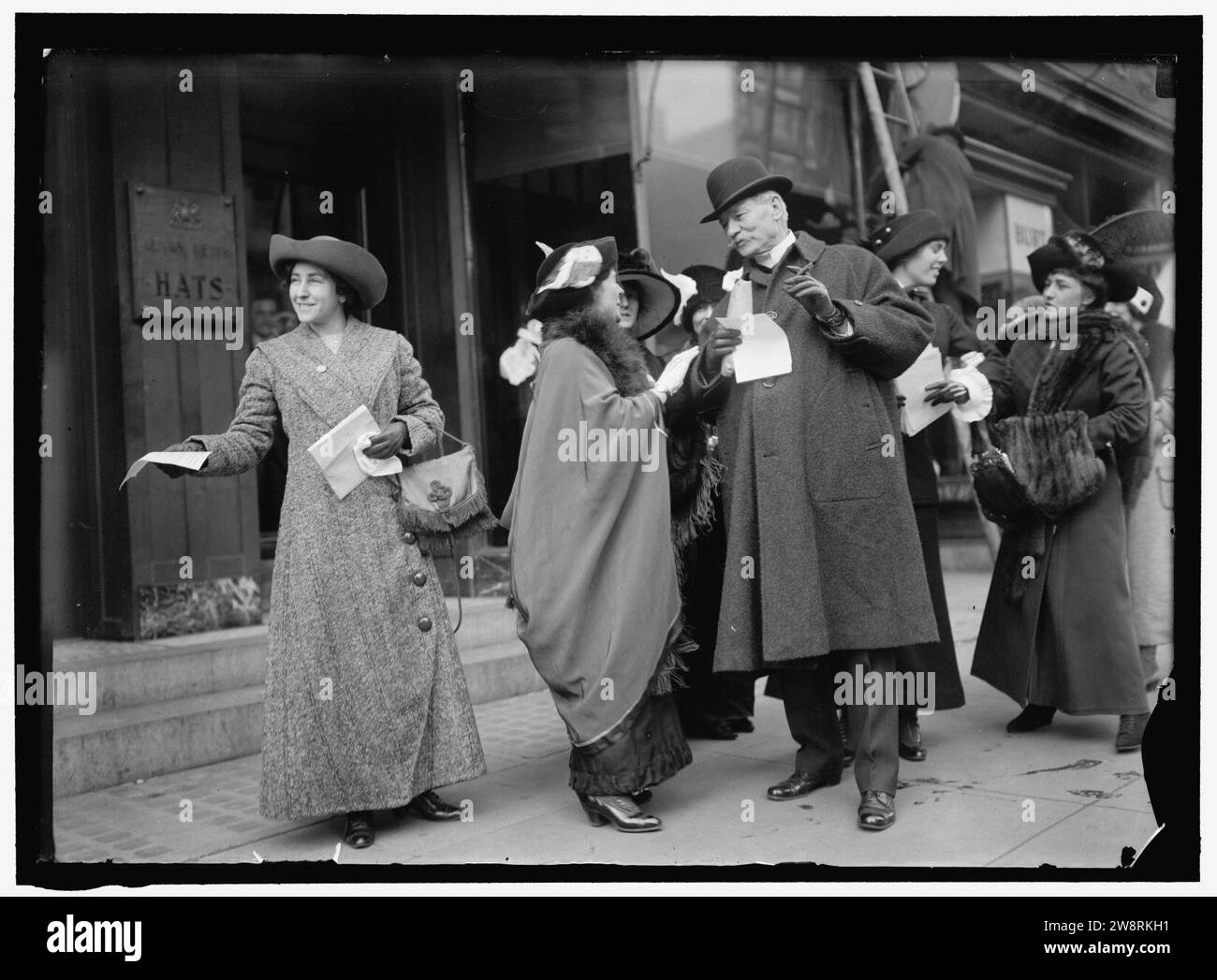 WOMAN SUFFRAGE. ADVERTISING PARADE Stock Photo - Alamy