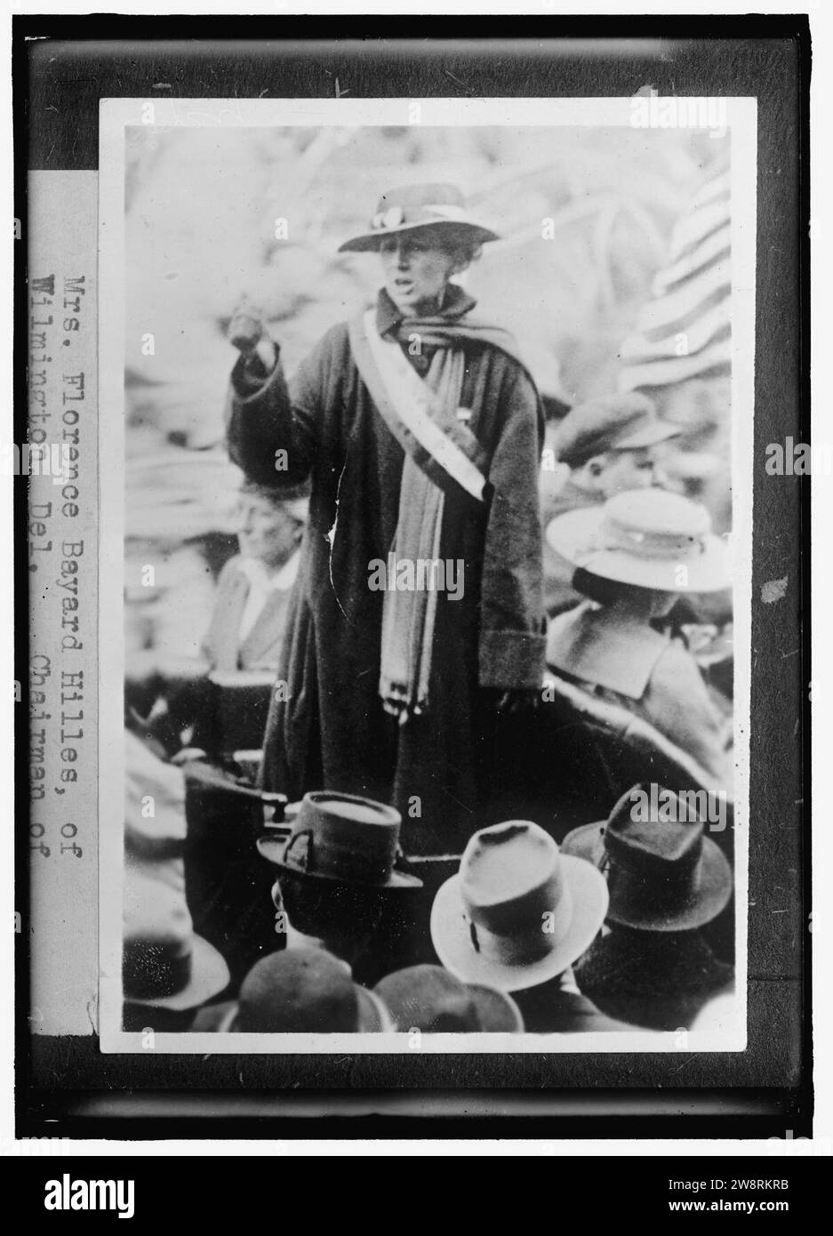 WOMAN SUFFRAGE. MRS. FLORENCE HILLES Stock Photo - Alamy