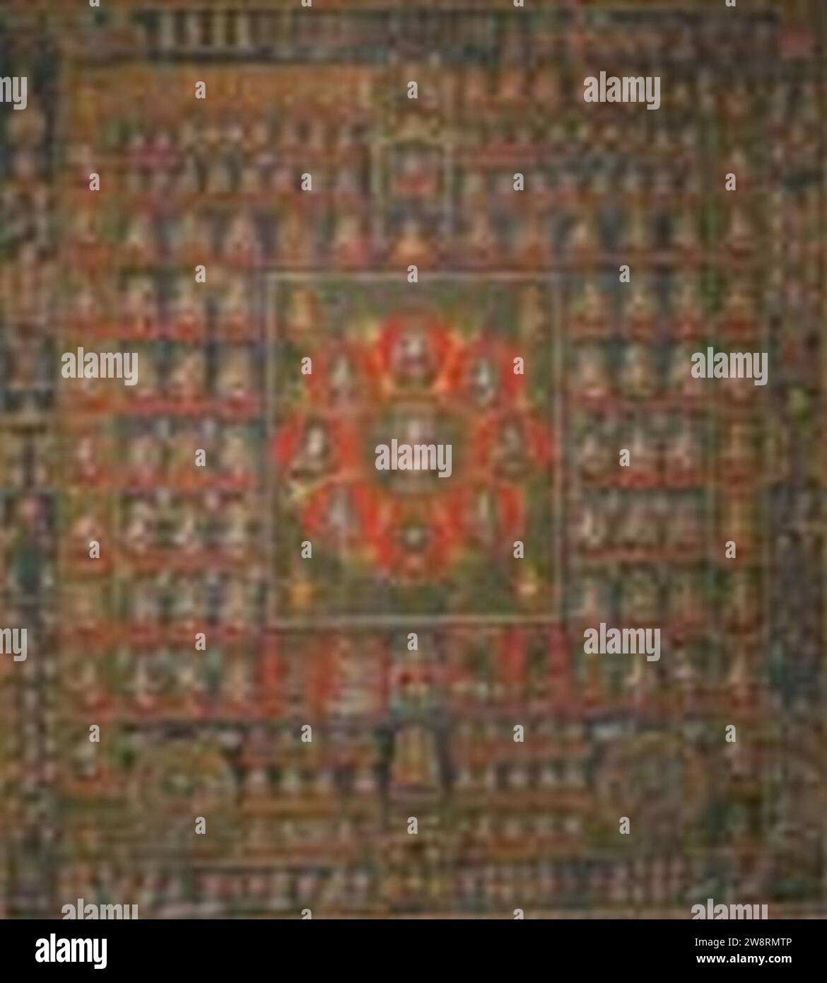 Womb Realm Mandala from Bujōji Stock Photo - Alamy