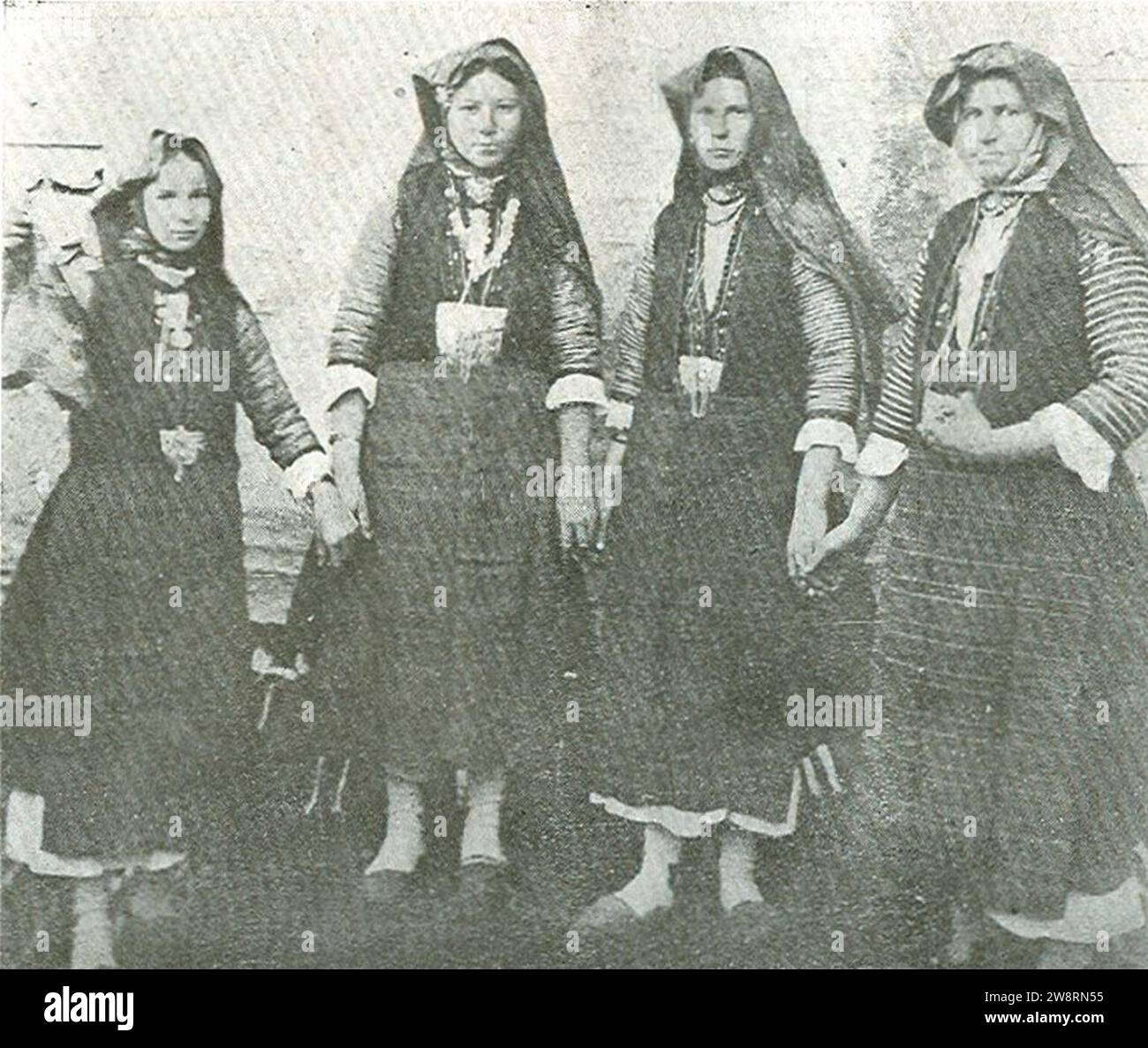 Women from Drama in national costumes Stock Photo - Alamy
