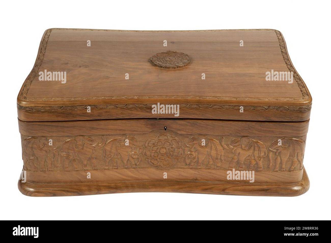 Wood chest presented to President Kennedy by Sarvepalli Radhakrishnan ...