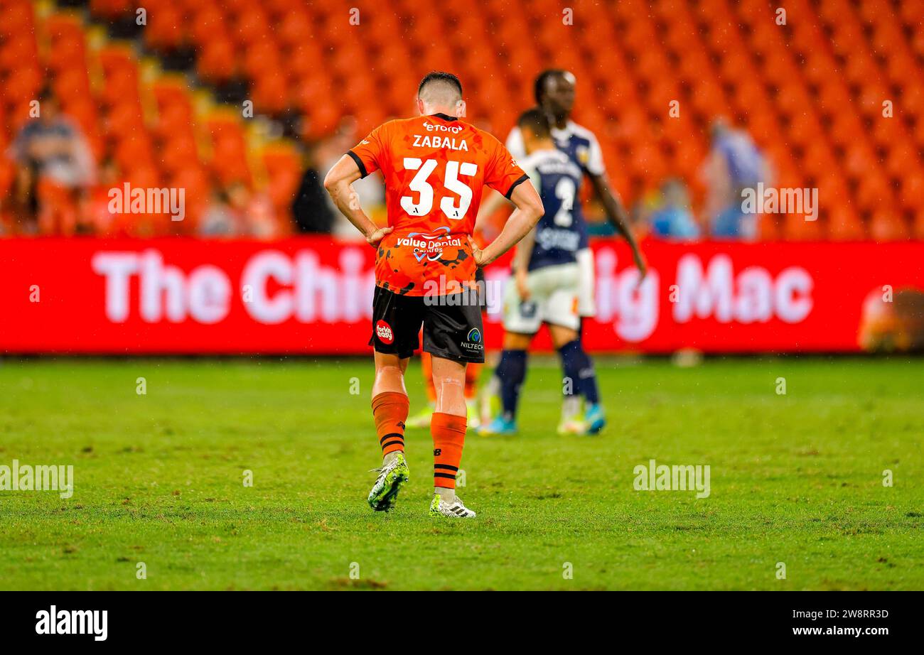 Brisbane, Australia. 21st Dec 2023. Louis Zabala (35 Brisbane) looks ...