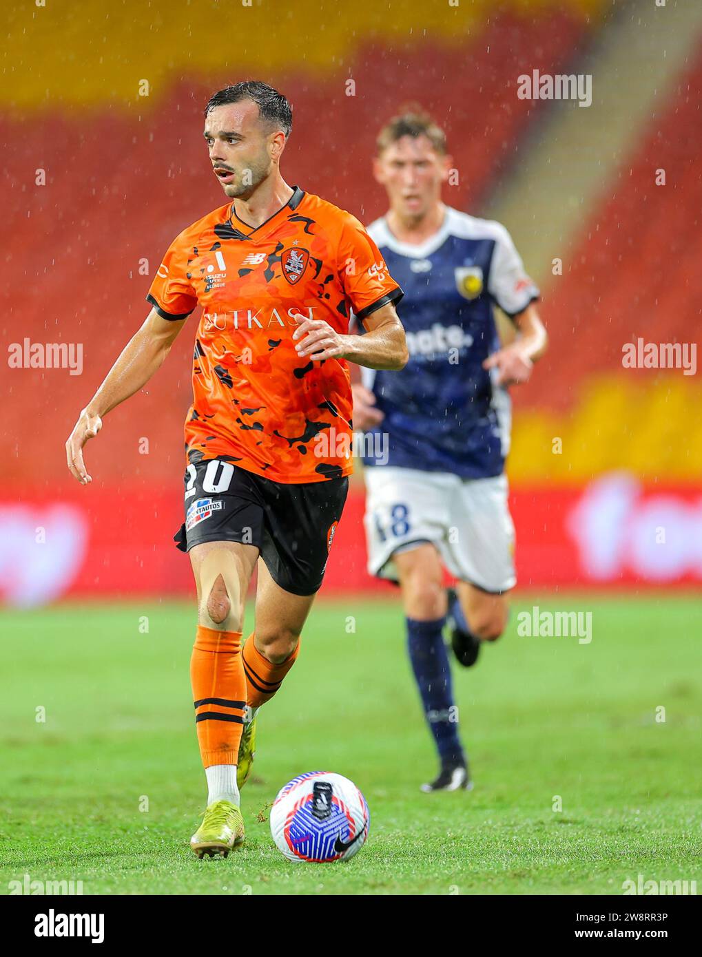 Brisbane, Australia. 21st Dec 2023. Nikola Mileusnic (10 Brisbane) in ...
