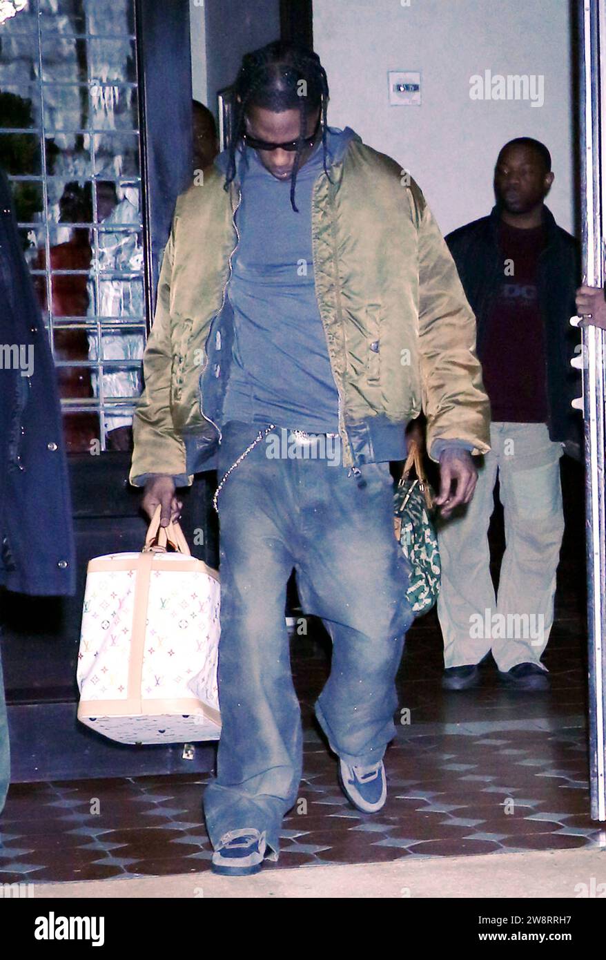 NEW YORK, NY- December 21: Travis Scott seen on his way to The Tonight ...
