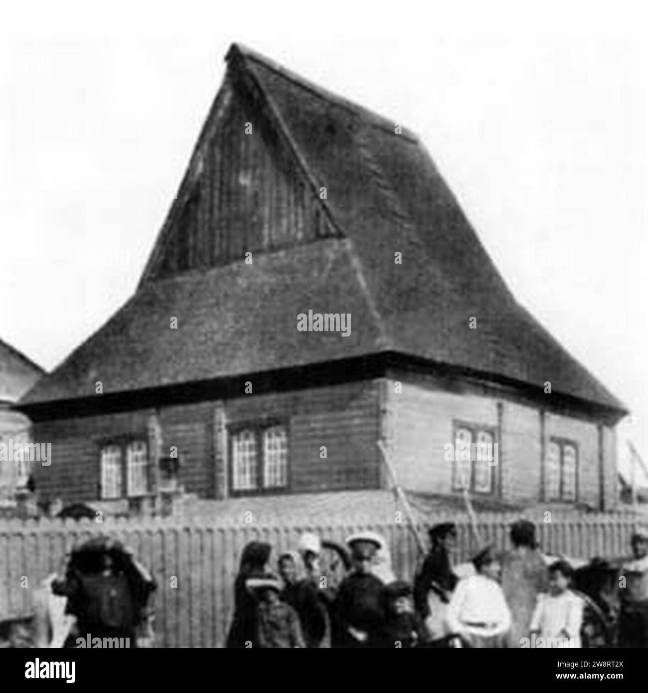 Wooden Synagogue in Orsha 02 Stock Photo - Alamy