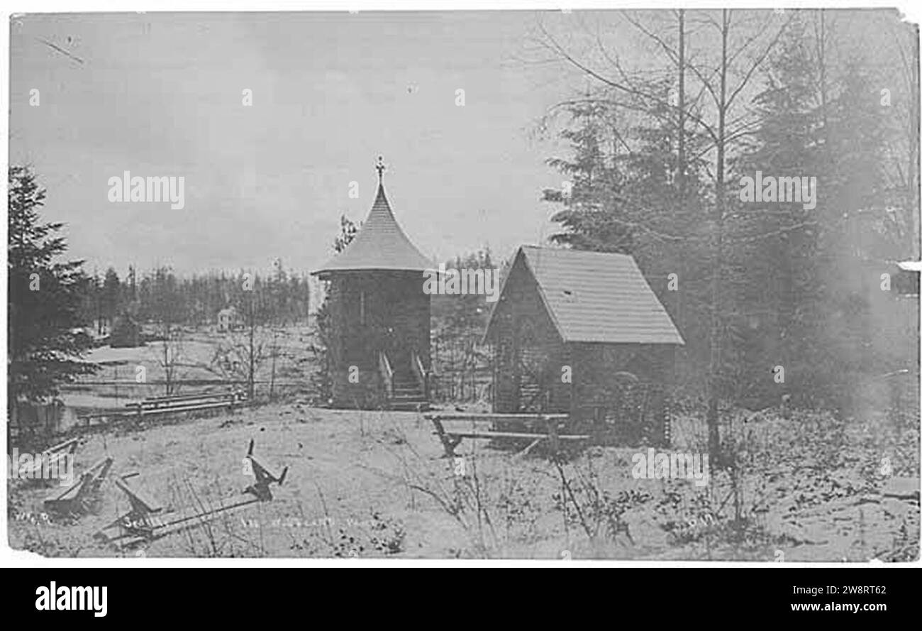 Woodland Park shelters after a snow, Phinney Ridge neighborhood ...