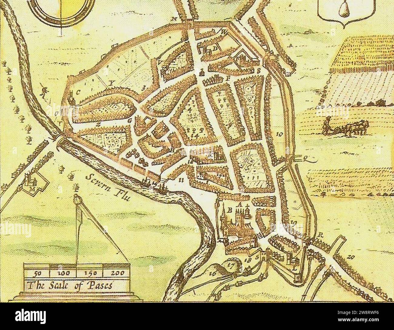 Worcester map hi-res stock photography and images - Alamy