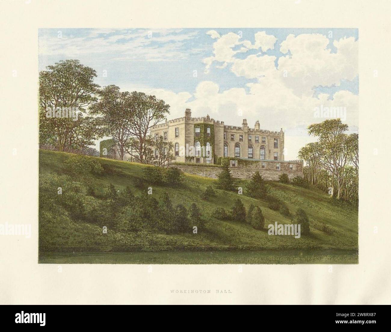 Workington Hall by AF Lydon Stock Photo - Alamy