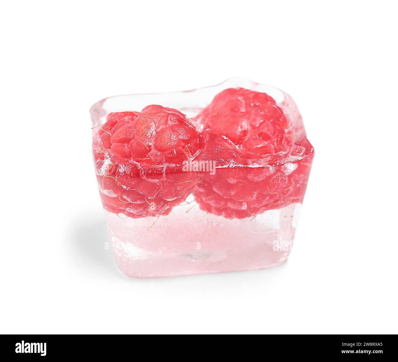 Fresh raspberries in crystal hi-res stock photography and images - Alamy