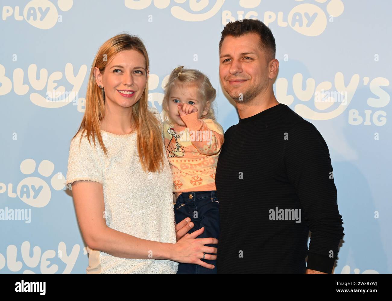 London, UK. 21th December 2023. Rachel Riley and Pasha Kovalev attends ...