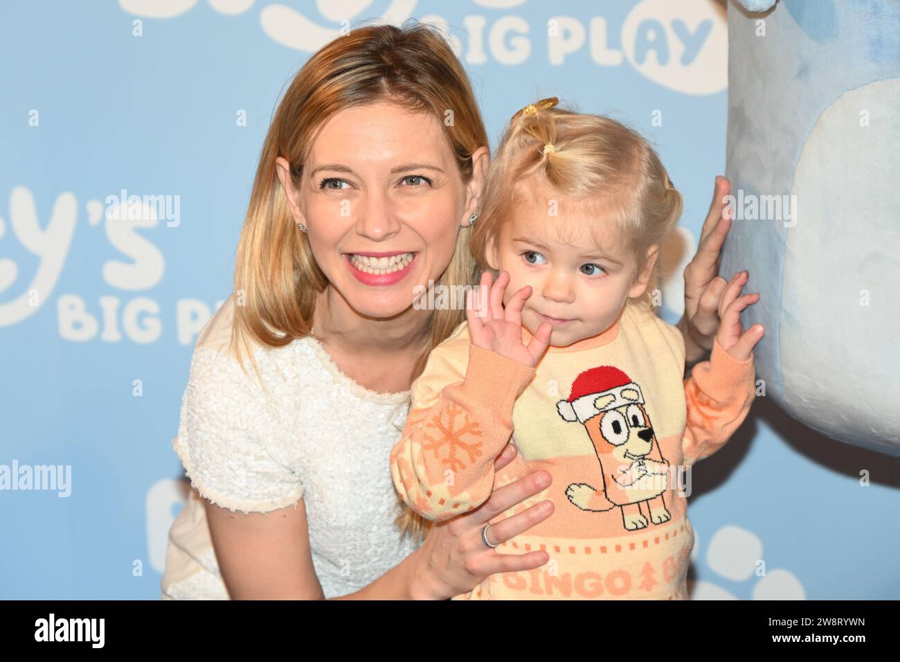 London, UK. 21th December 2023. Rachel Riley and daughter attends Gala ...