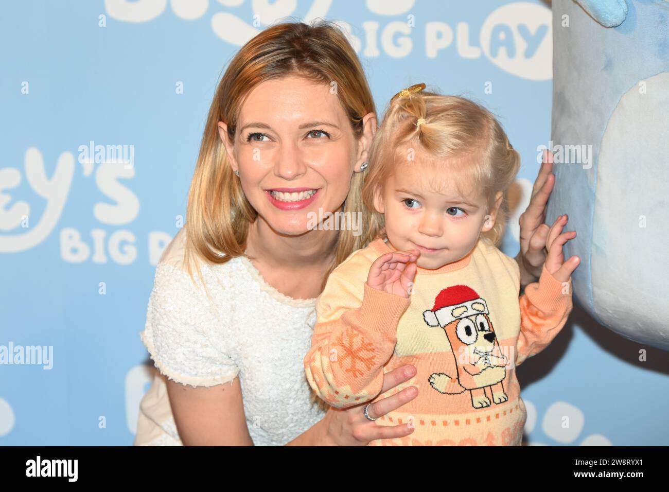 London, UK. 21th December 2023. Rachel Riley and daughter attends Gala ...