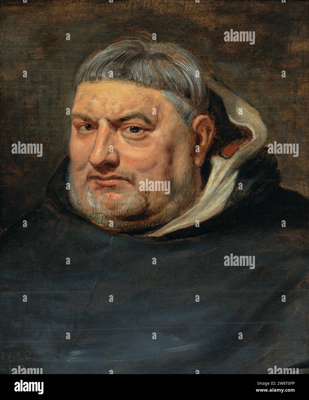 Workshop of Peter Paul Rubens - Portrait of a Dominican Friar Stock ...