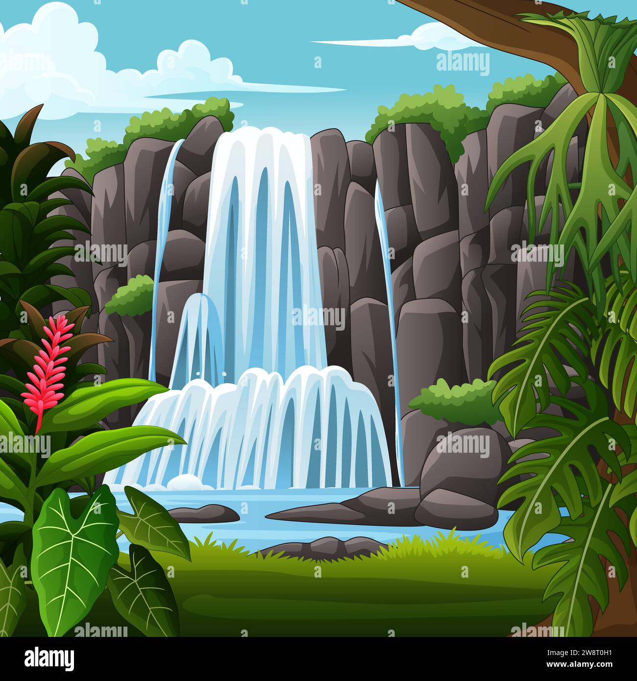 From cliff Stock Vector Images - Alamy