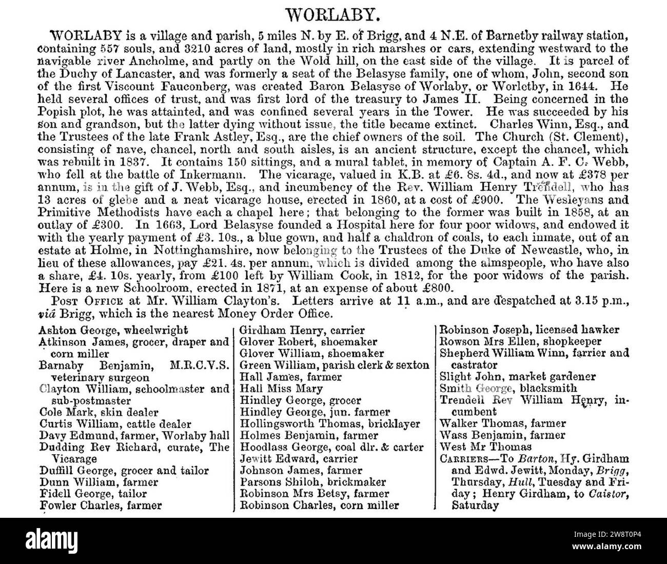 Worlaby Cut Out Stock Images & Pictures - Alamy