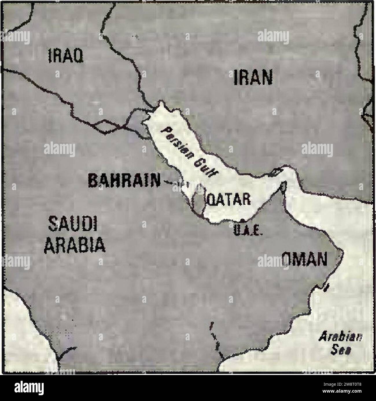 World Factbook (1982) Bahrain Stock Photo - Alamy