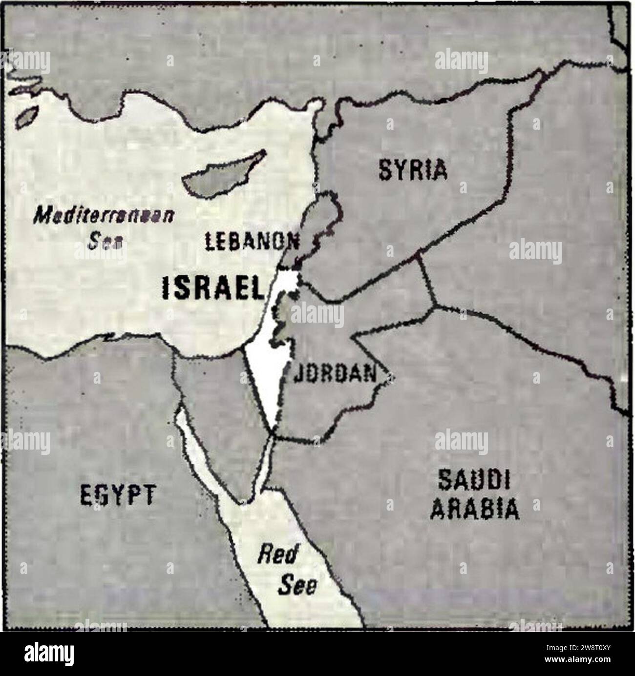 World Factbook (1982) Israel Stock Photo - Alamy