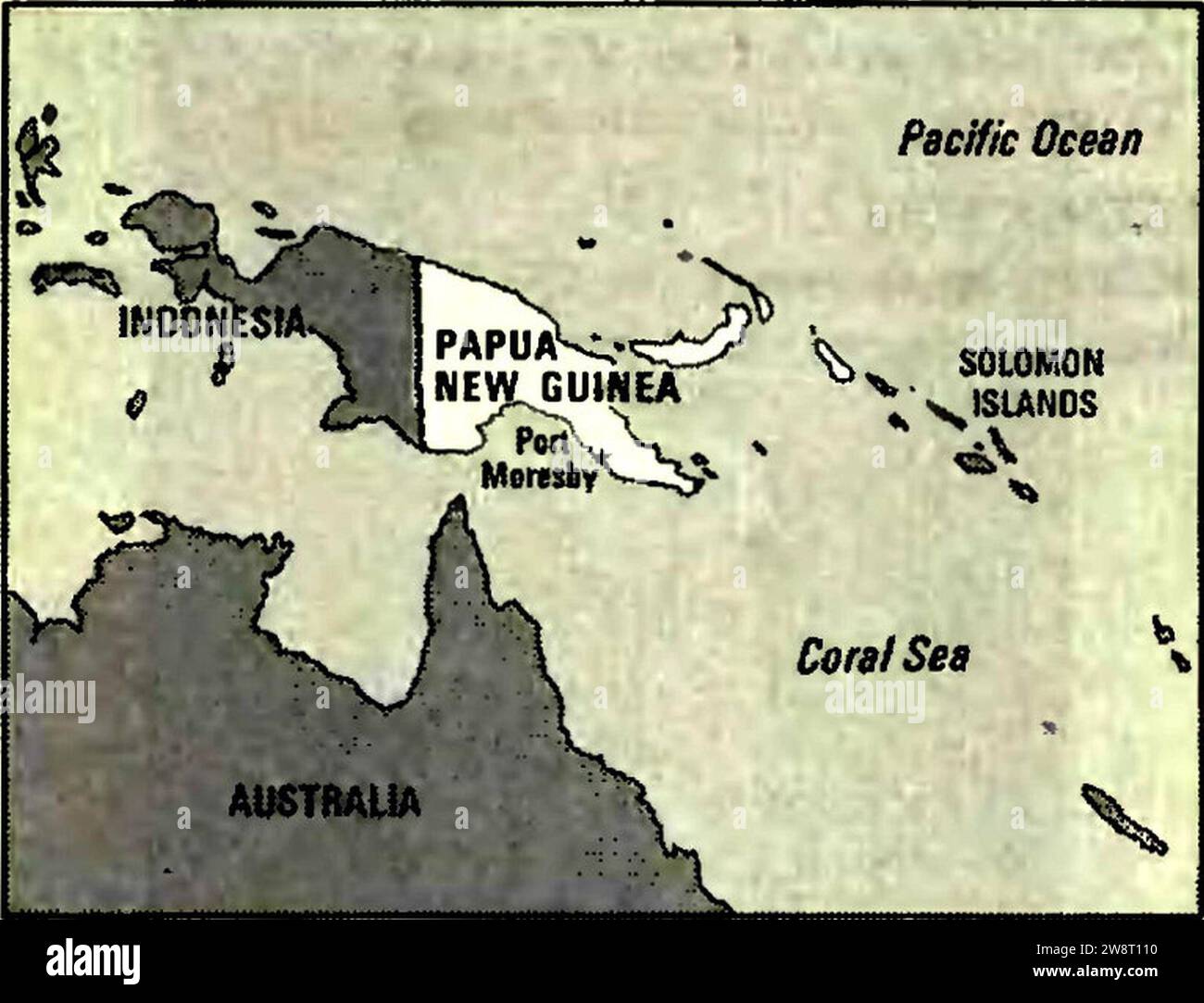 World Factbook (1982) Papua New Guinea Stock Photo - Alamy