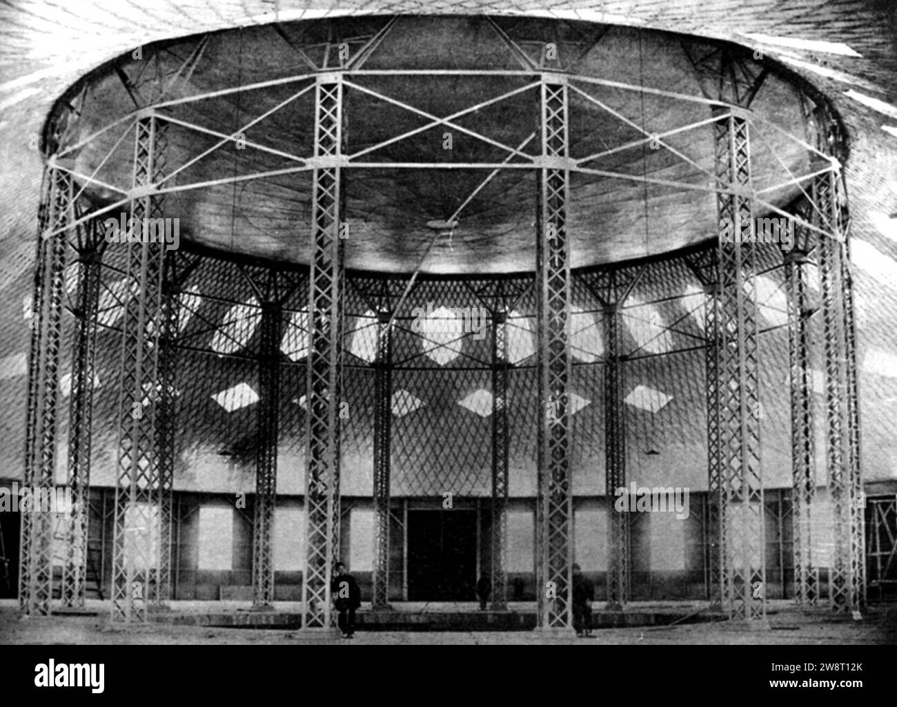 World First membrane roof and lattice shell by Shukhov 1896 Stock Photo ...