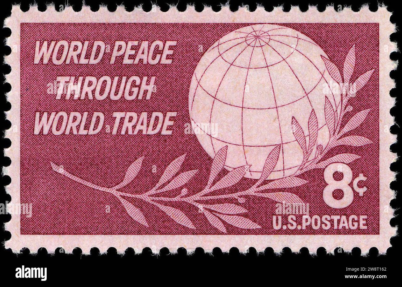 World Peace Through World Trade 8c 1959 issue U.S. stamp Stock Photo ...