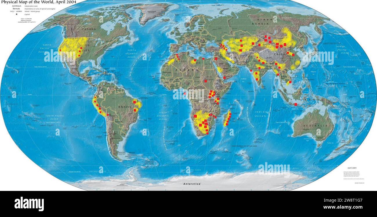 2004 map hi-res stock photography and images - Alamy