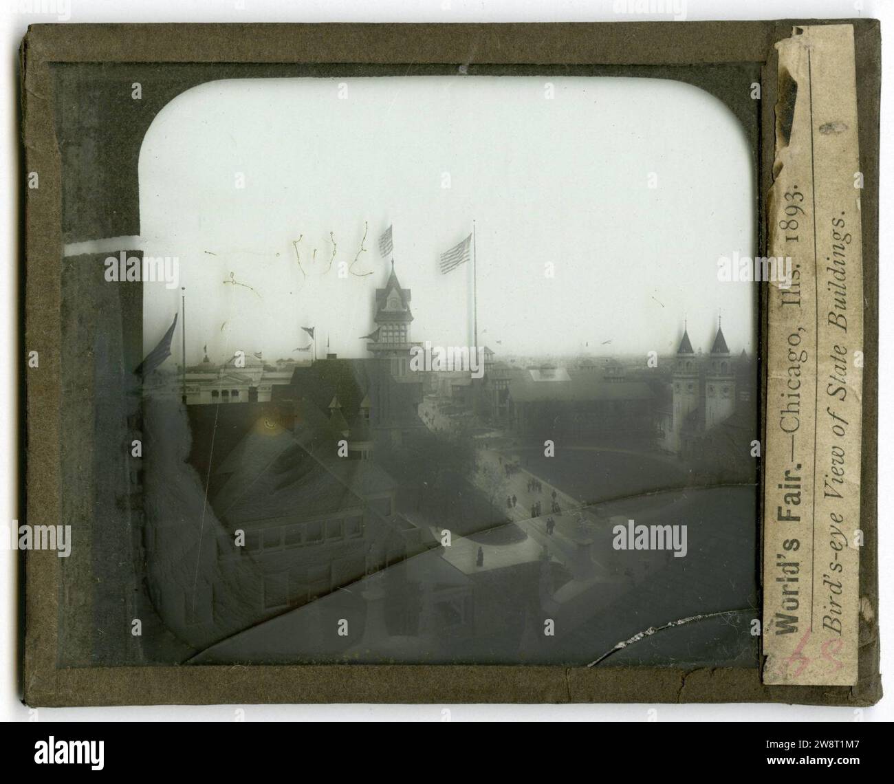 World's Columbian Exposition lantern slides, State Buildings, Bird's ...