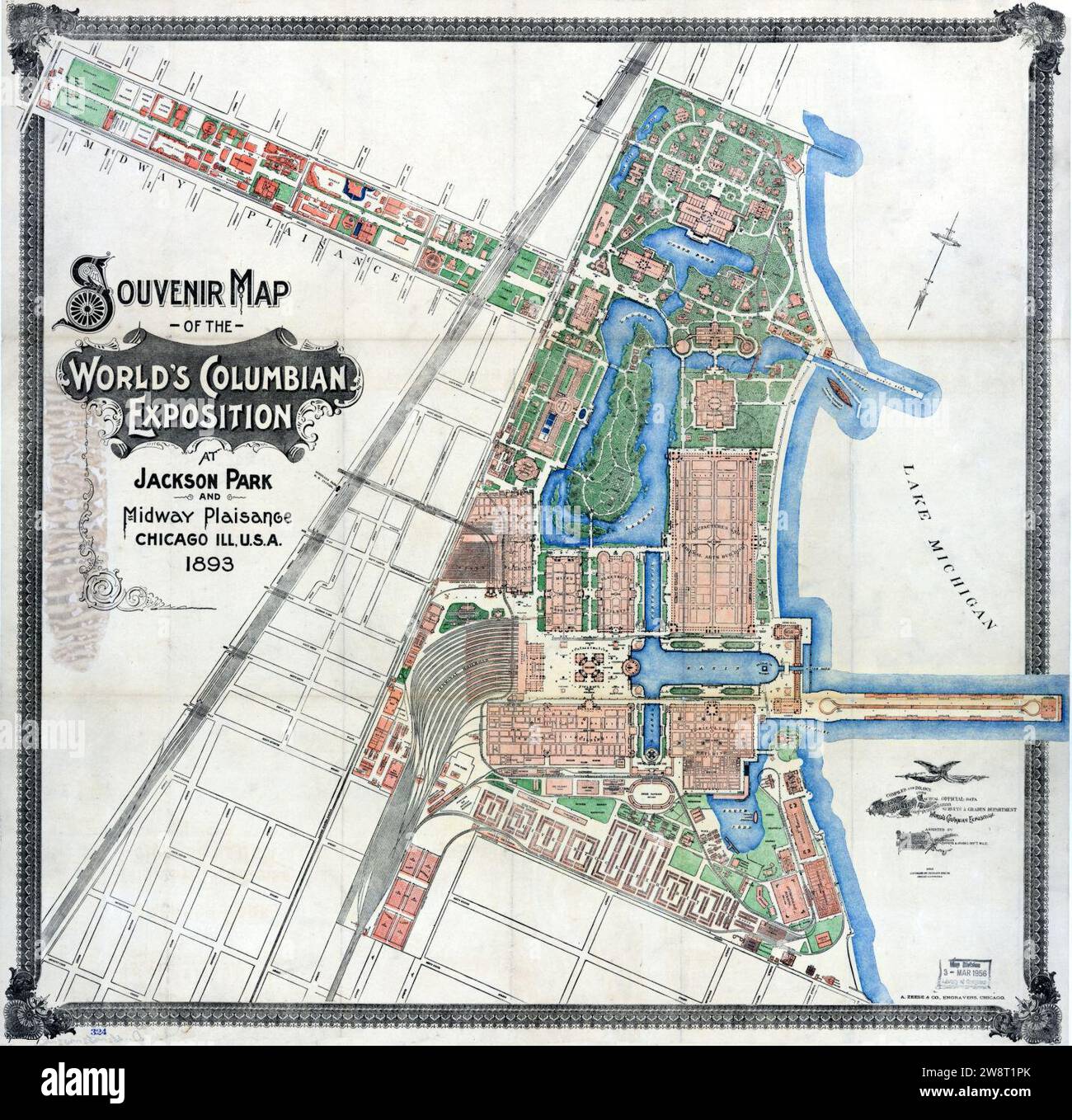 World's columbian exposition map hi-res stock photography and images ...