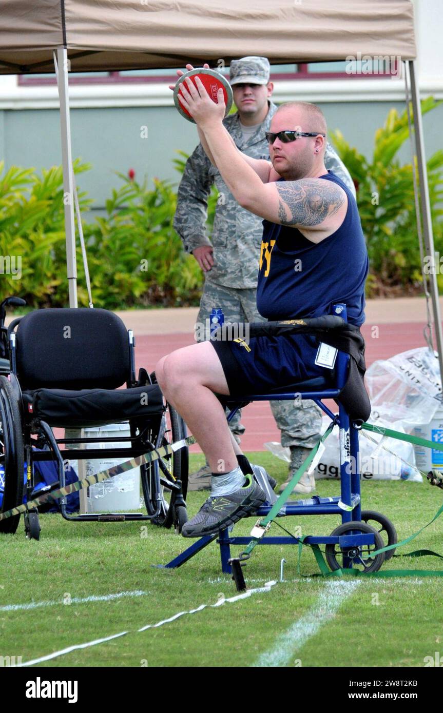 Wounded Warrior Pacific Invitational track and field meet 140106 Stock ...
