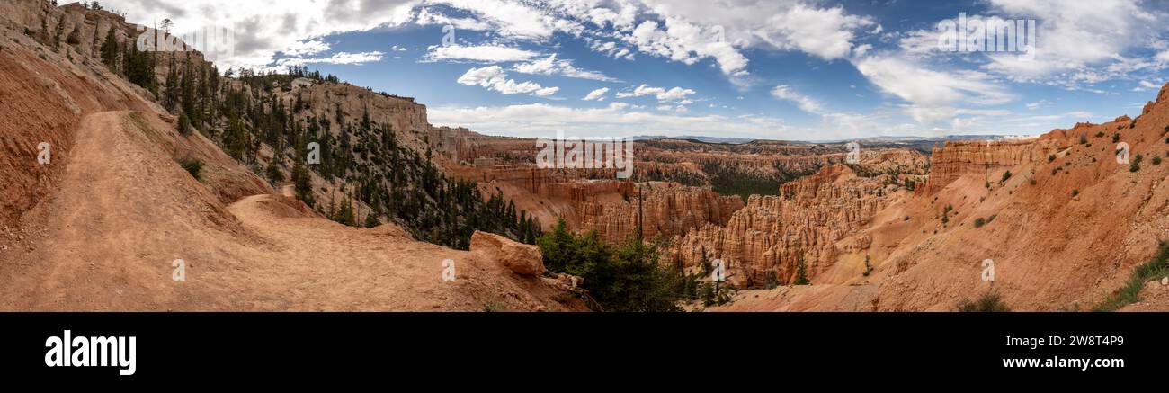 Panorama Of Switchback And The Surrounding Amphitheater Of Bryce Canyon ...