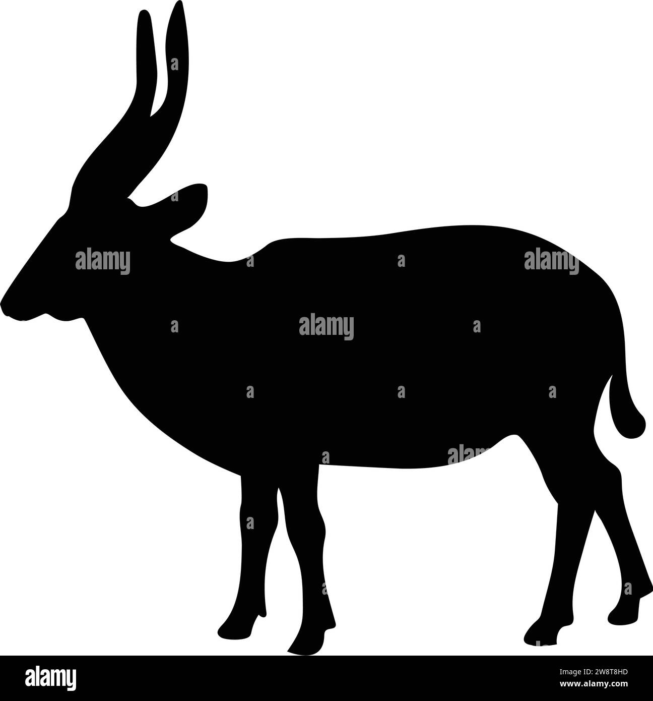 antelope icon vector illustration design Stock Vector Image & Art - Alamy