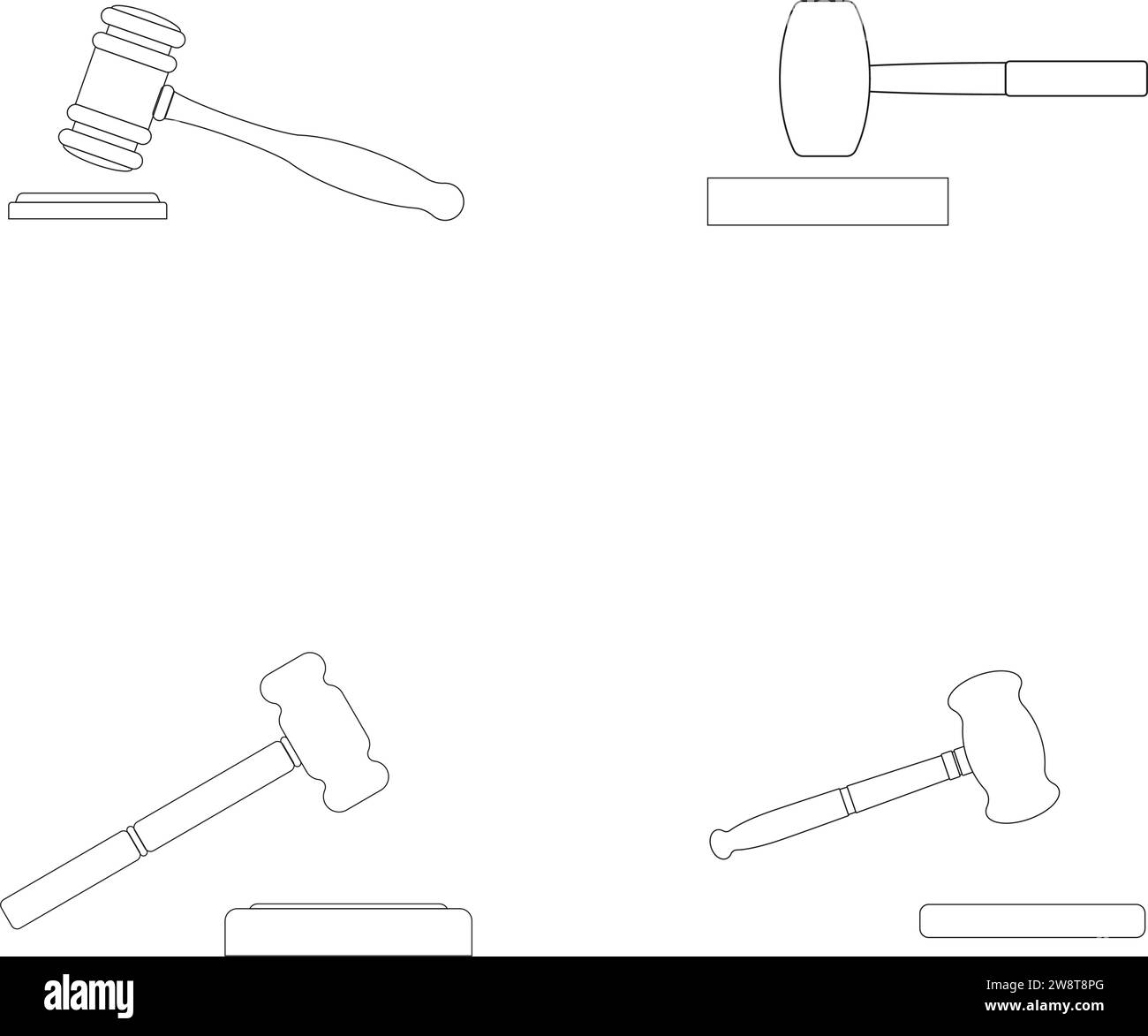 court hammer icon vector illustration design Stock Vector Image & Art ...