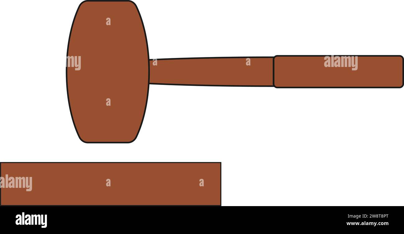 Courtroom vector vectors Cut Out Stock Images & Pictures - Alamy