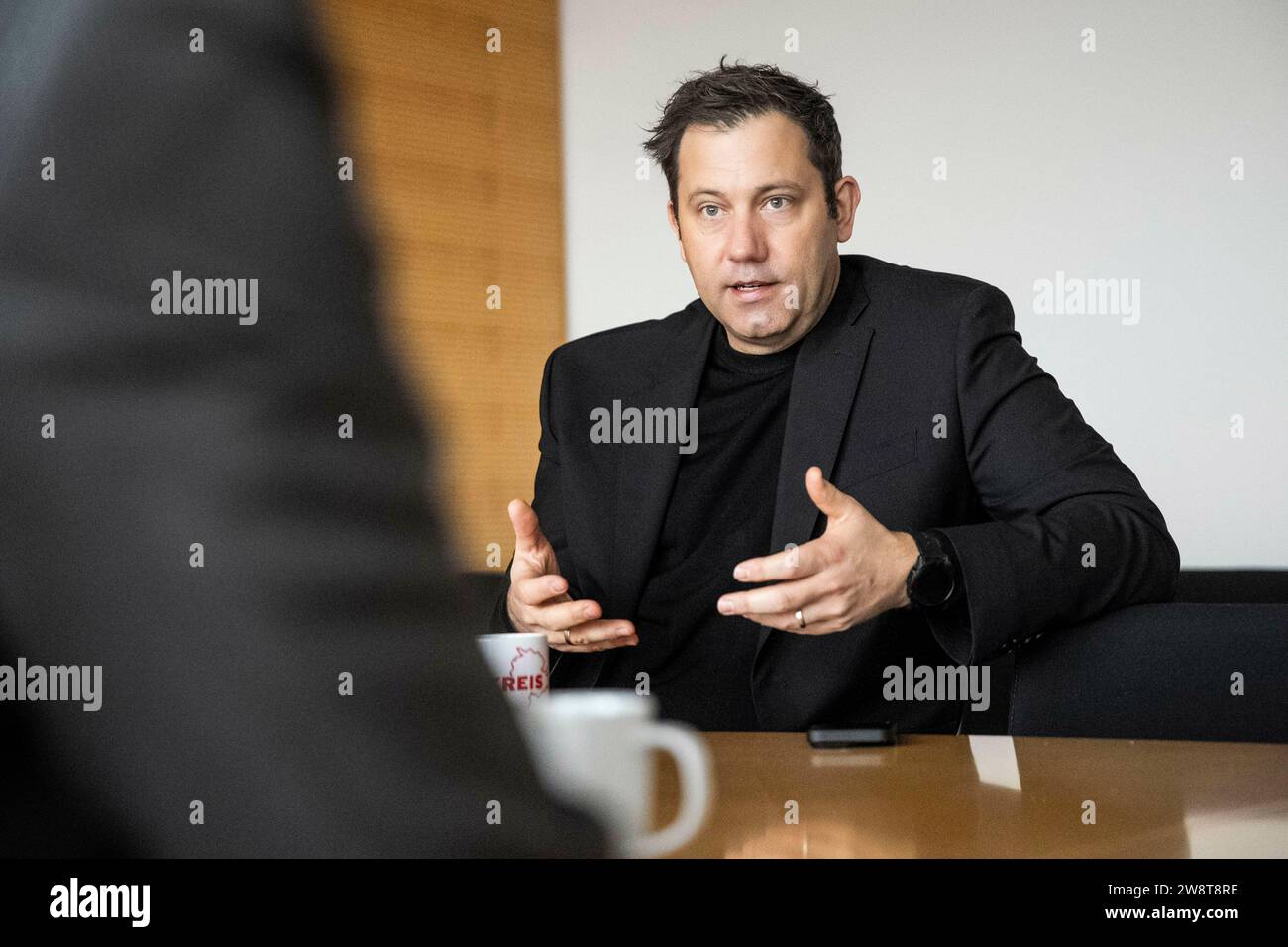 Berlin, Deutschland. 14th Dec, 2023. Lars Klingbeil, SPD party leader ...