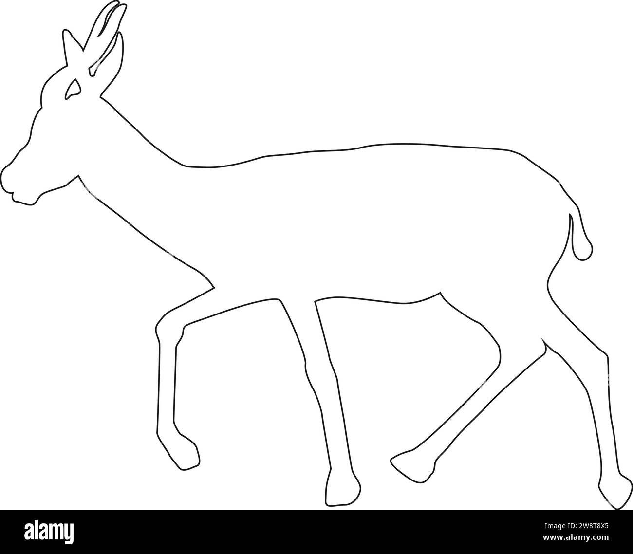 antelope icon vector illustration design Stock Vector Image & Art - Alamy