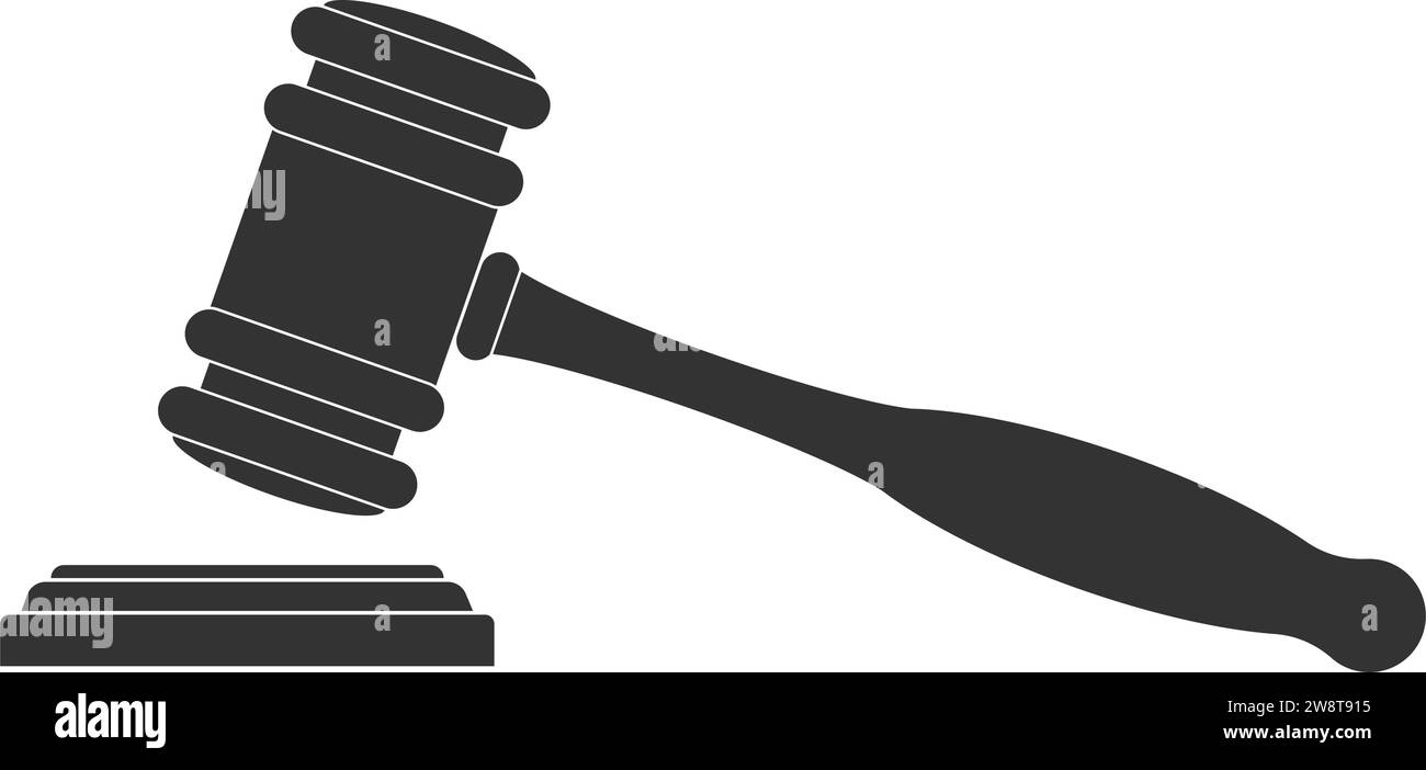 court hammer icon vector illustration design Stock Vector Image & Art ...