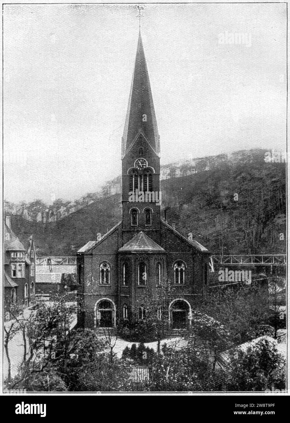 Wuppertal Pauluskirche nach 1882 Stock Photo - Alamy