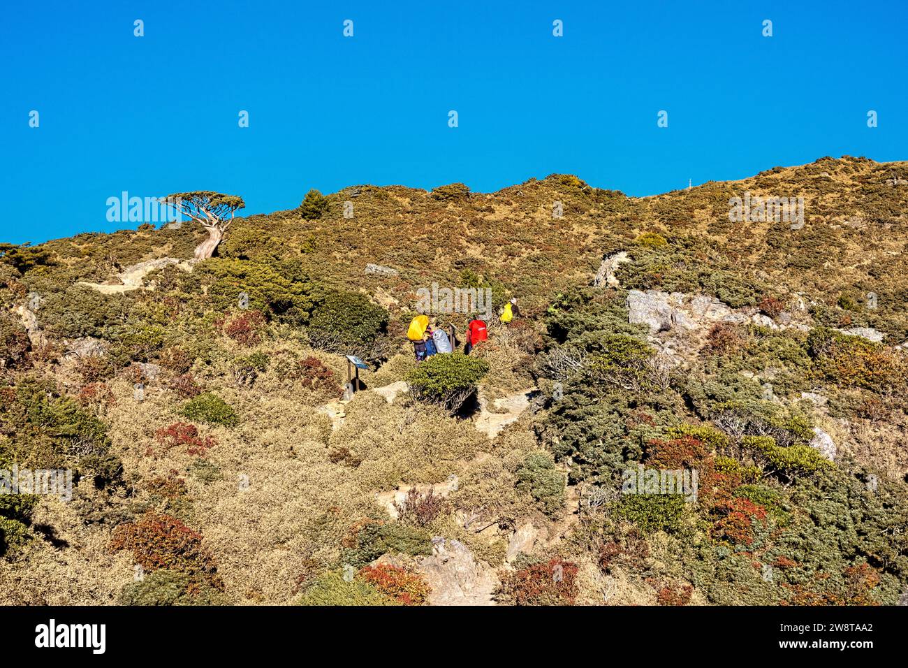 Trekking the Jiaming Lake Trail, Taitung, Taiwan Stock Photo - Alamy