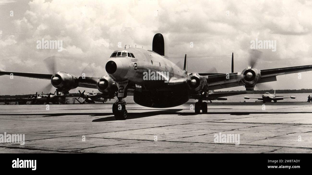 WV-3 Hurricane Hunter at NAS Jacksonville in 1950s Stock Photo - Alamy