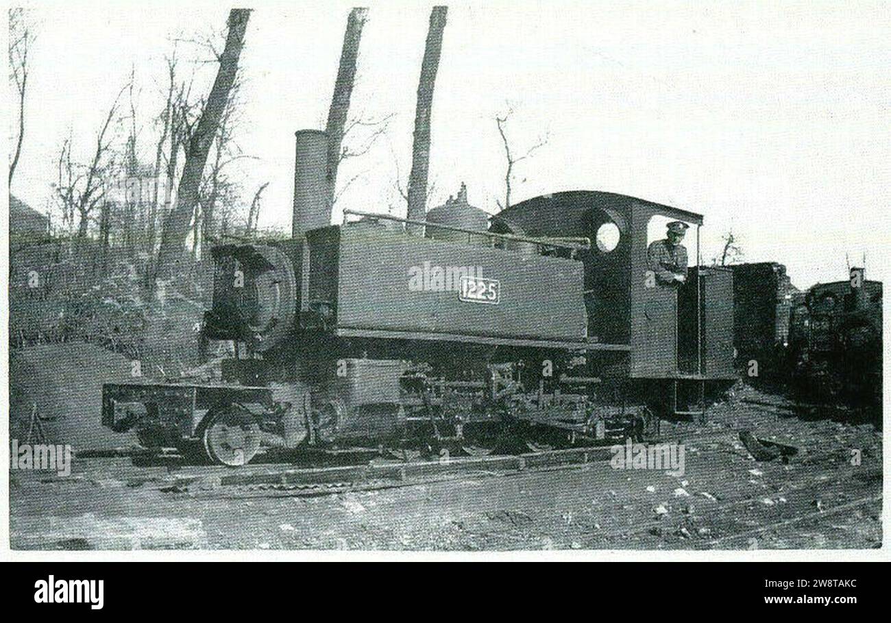 WWI War Department Light Railways Alco 2-6-2T locomotive No 1225 Stock ...