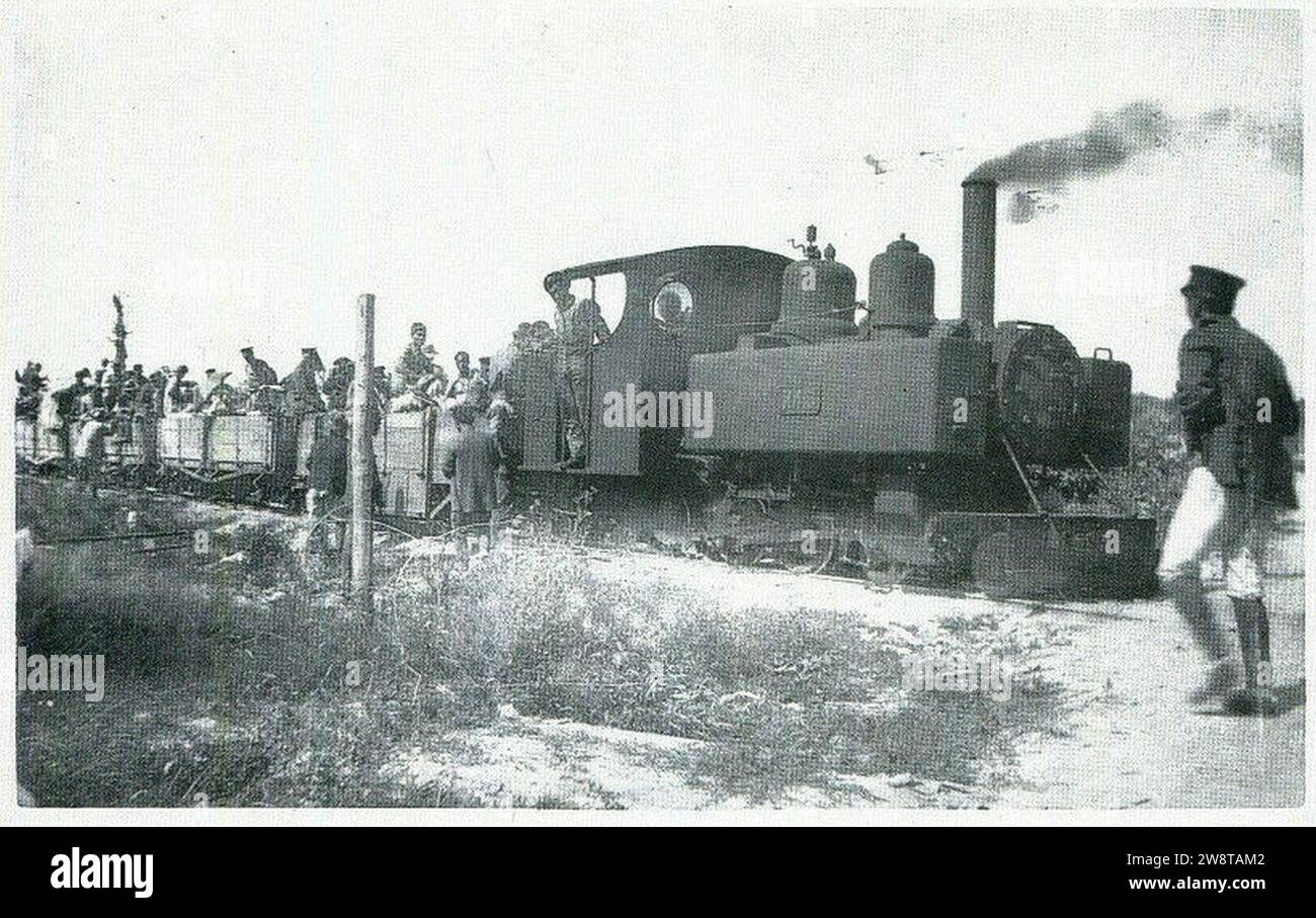 WWI War Department Light Railways Baldwin 4-6-0T locomotive No 748 ...