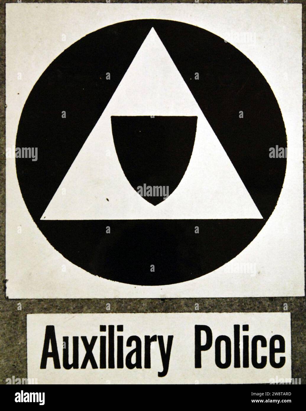 WWII-Civilian Defense Insignia, Air Raid Protective Services- Auxiliary ...
