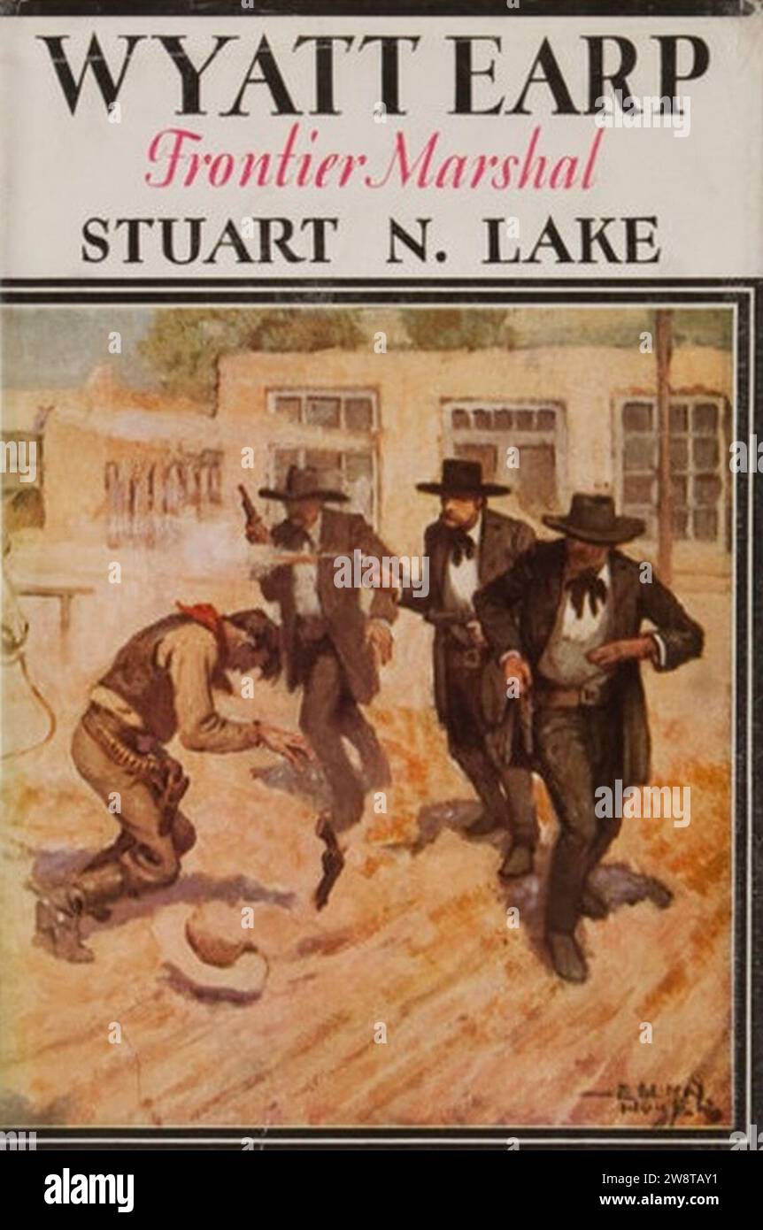 Wyatt Earp Frontier Marshal book cover Stock Photo - Alamy