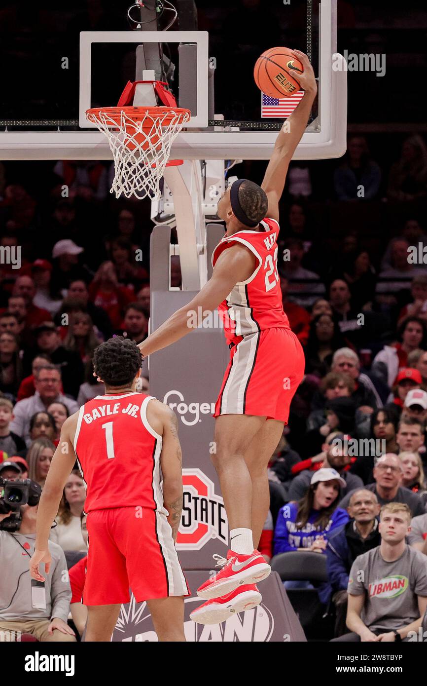 Columbus, Ohio, USA. 21st Dec, 2023. Ohio State Buckeyes forward Zed ...