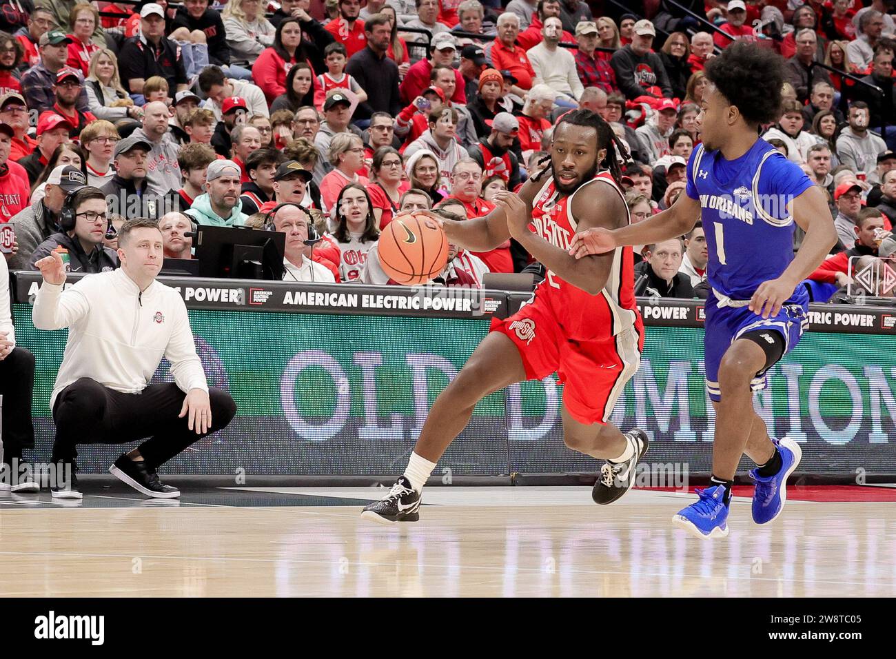 Columbus, Ohio, USA. 21st Dec, 2023. Ohio State Buckeyes guard Bruce ...