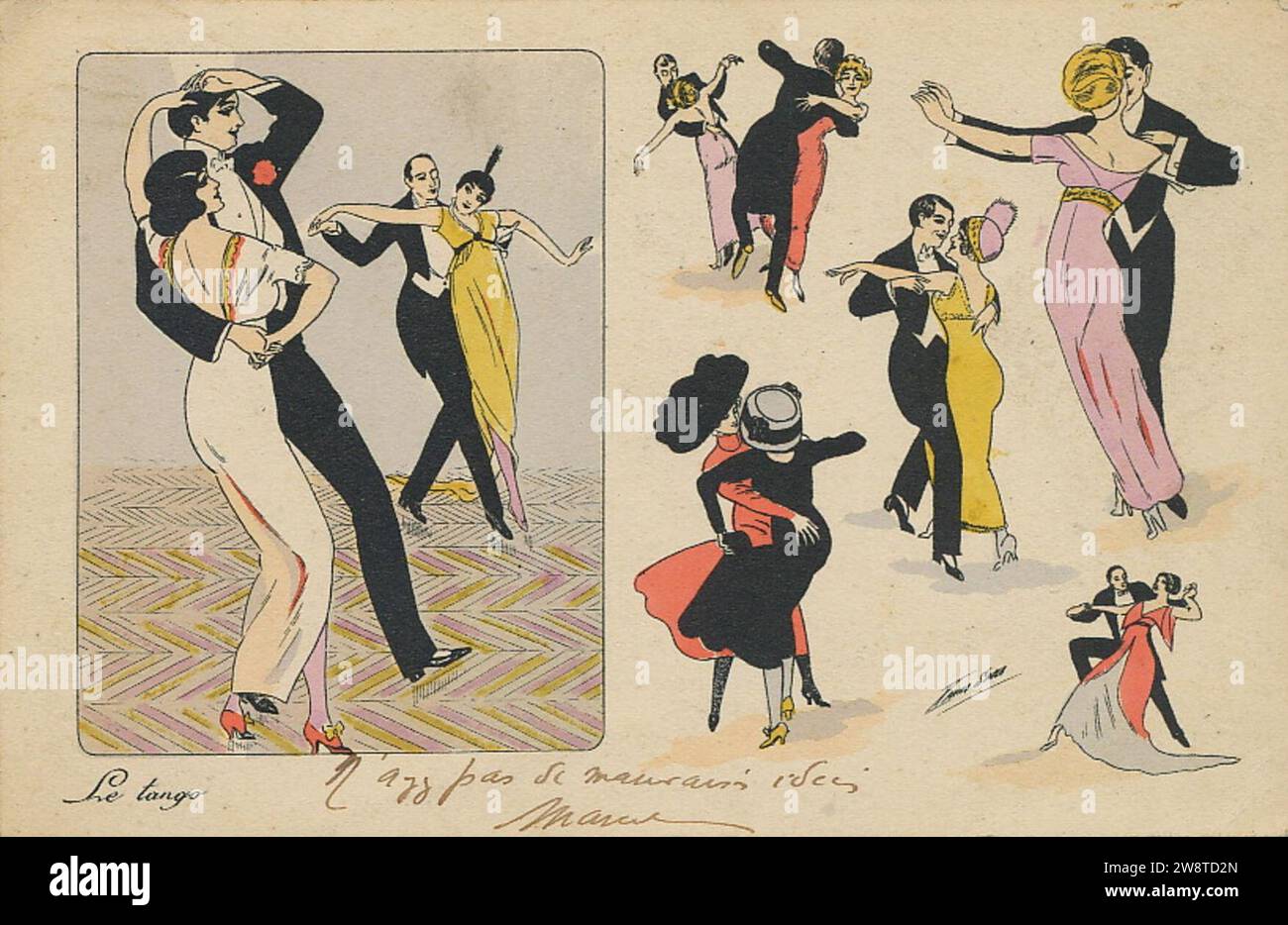 Xavier Sager Le Tango 4 Stock Photo - Alamy