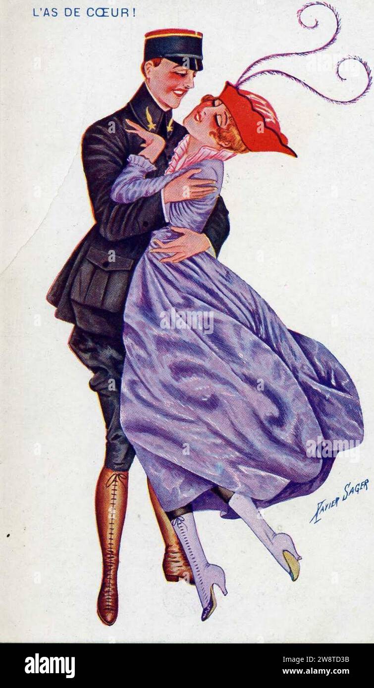 Xavier Sager L'as de coeur Stock Photo - Alamy