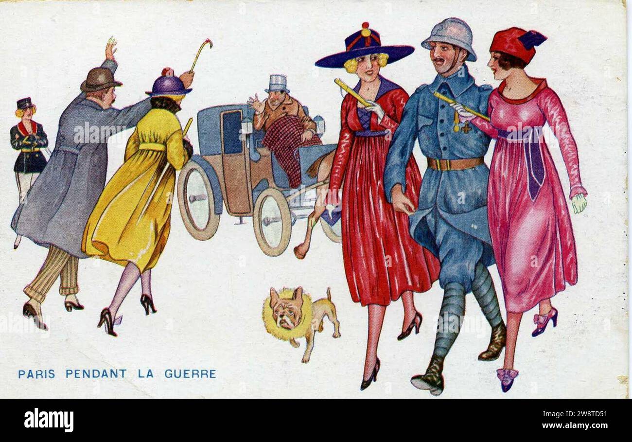 Xavier Sager Paris pendant la guerre 2 Stock Photo - Alamy